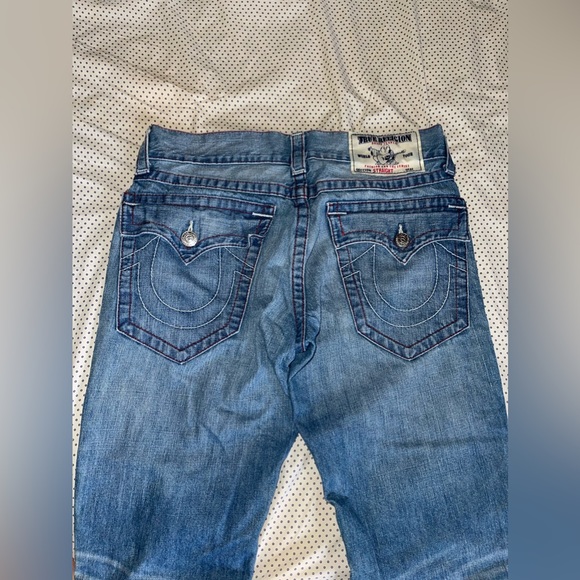 True Religion | Jeans | Vintage True Religion Jean With Red Stitching ...